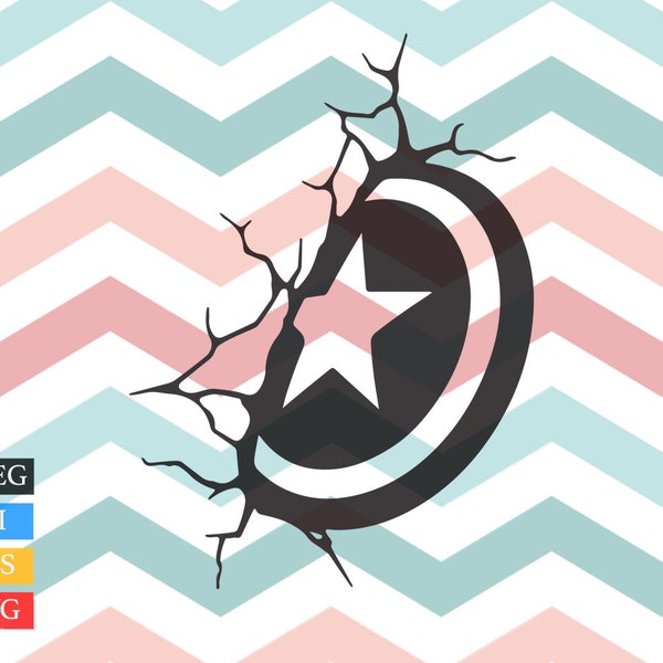 Captain America Shield Decal Stencil - Etsy