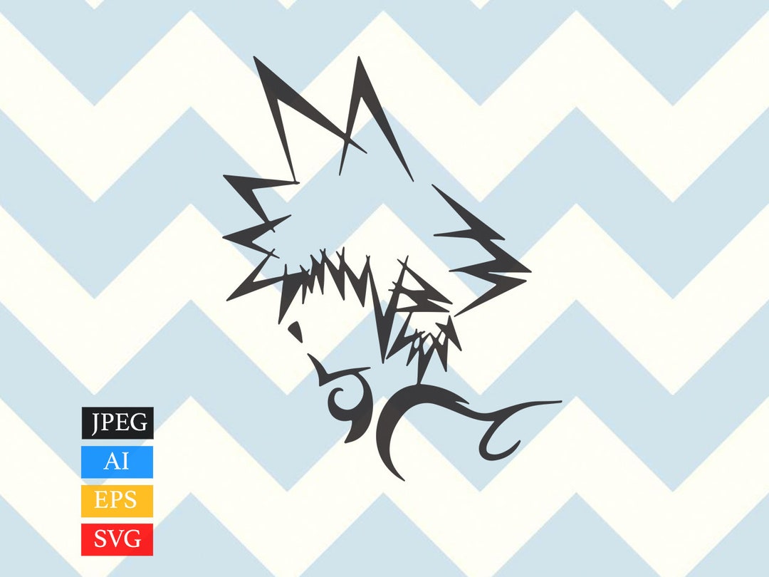 Sora Kingdom Hearts, Sora Designs, Kingdom Hearts Decal, Kingdom Hearts ...