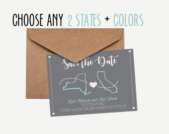 State Save the Date - Etsy