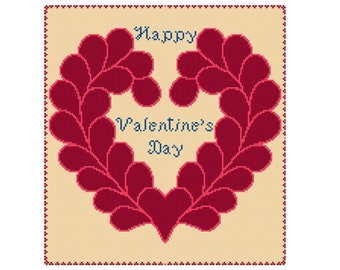 Interlocking Hearts Cross Stitch PATTERN PDF File - Etsy UK
