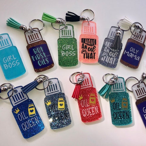 Essential Oil Keychain EO - Etsy