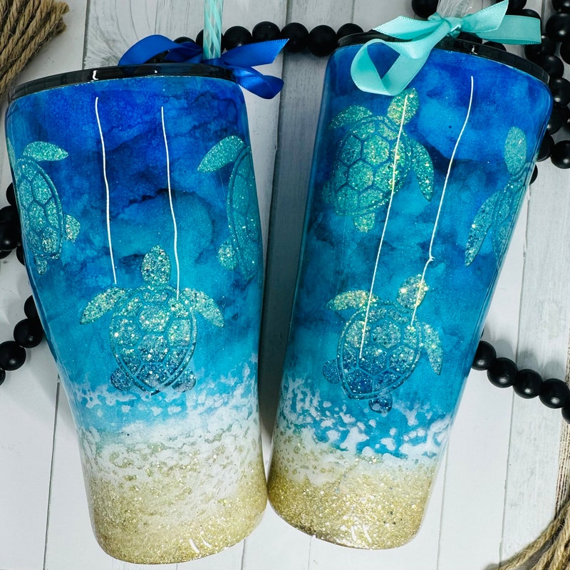 Glitter Turtle - Etsy