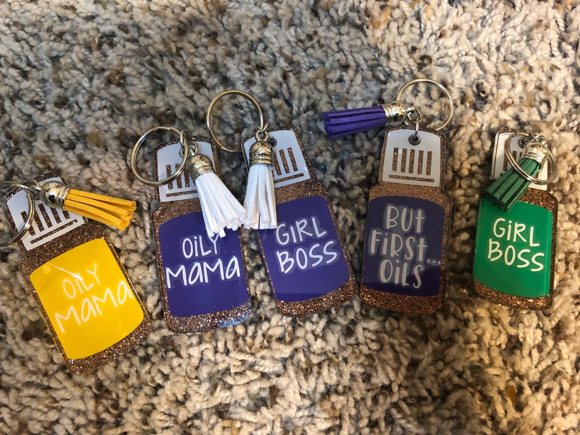 Essential Oil Keychain EO - Etsy