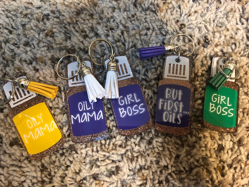 Essential Oil Keychain EO - Etsy