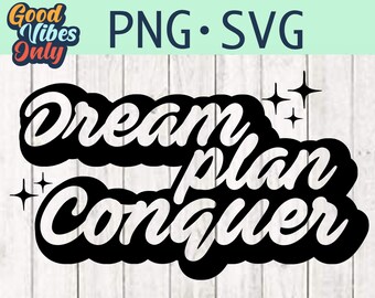 Conquer Svg | Etsy