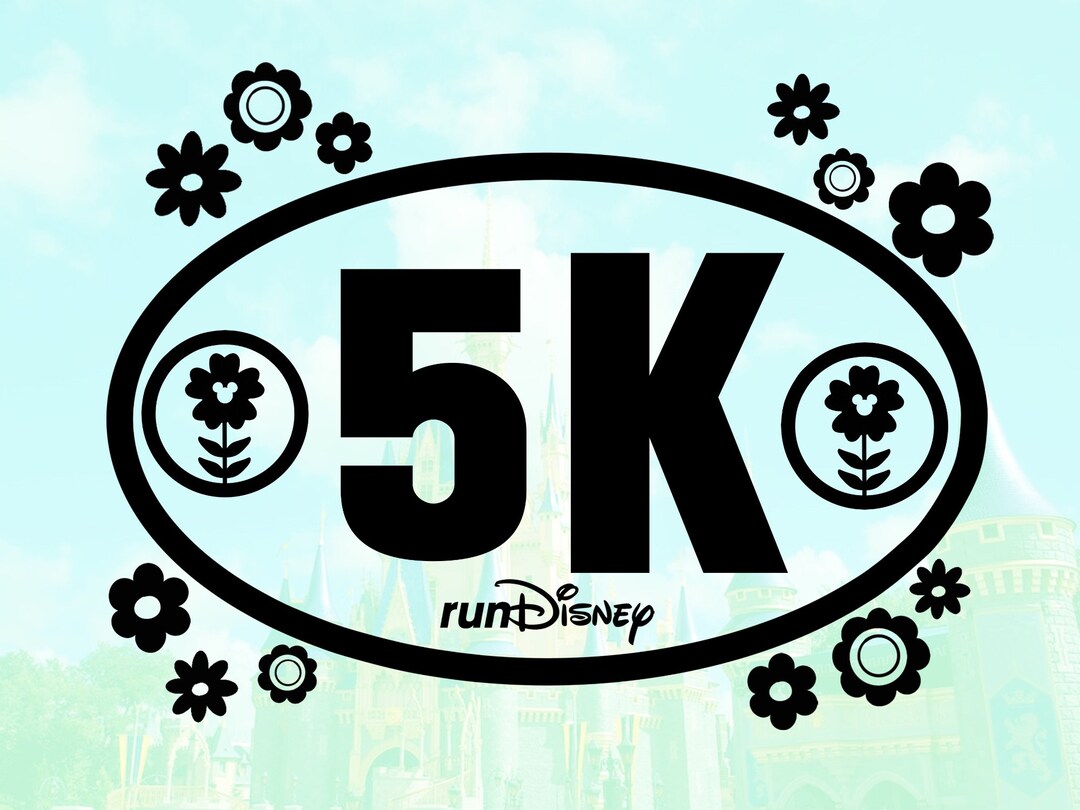 Fichier PNG et SVG numérique Rundisney SpringTime Surprise 5k Design ...