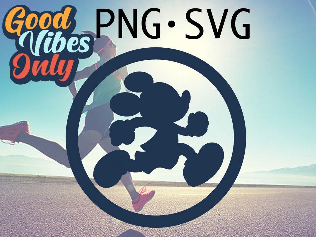Digital Rundisney Inspired Run Mickey Design PNG and SVG File. - Etsy