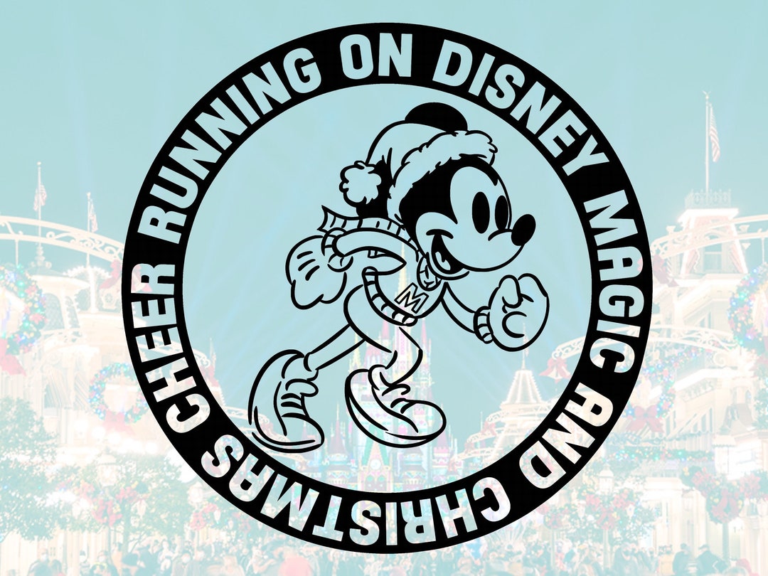 Digital Rundisney Christmas PNG and SVG File. - Etsy