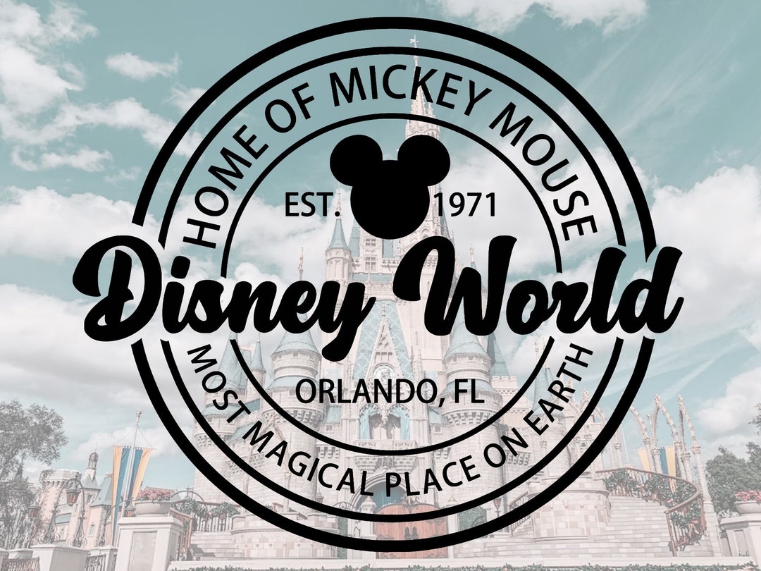 Digital Disneyworld Design PNG and SVG File - Etsy
