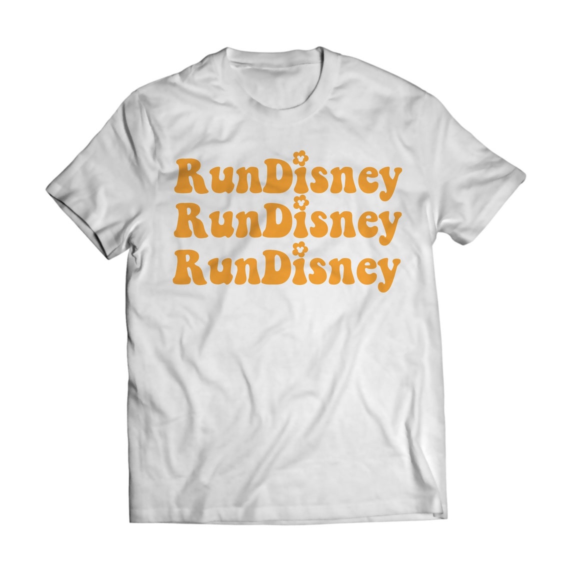 Digital Retro Rundisney Design Png and SVG File. Hippie Style Rundisney ...