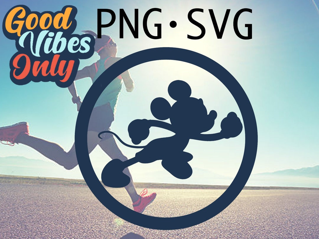 Digital Rundisney Inspired Run Mickey Design PNG and SVG File. - Etsy