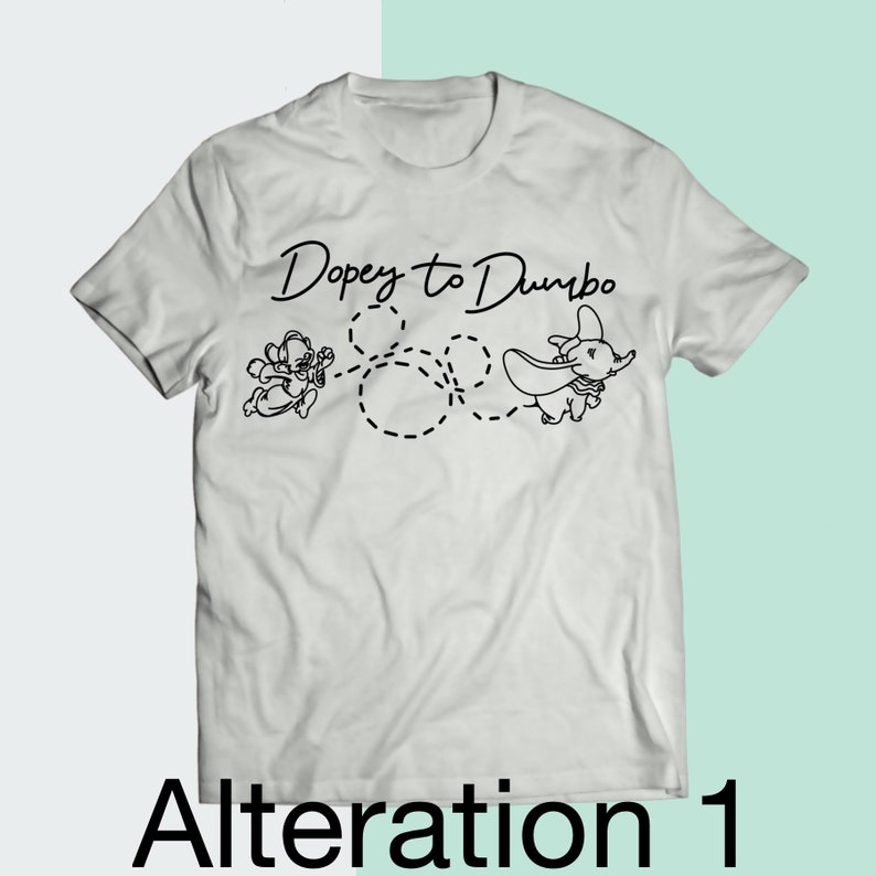 Dopey to Dumbo Rundisney Design Plus 2 Alternate Designs - Etsy