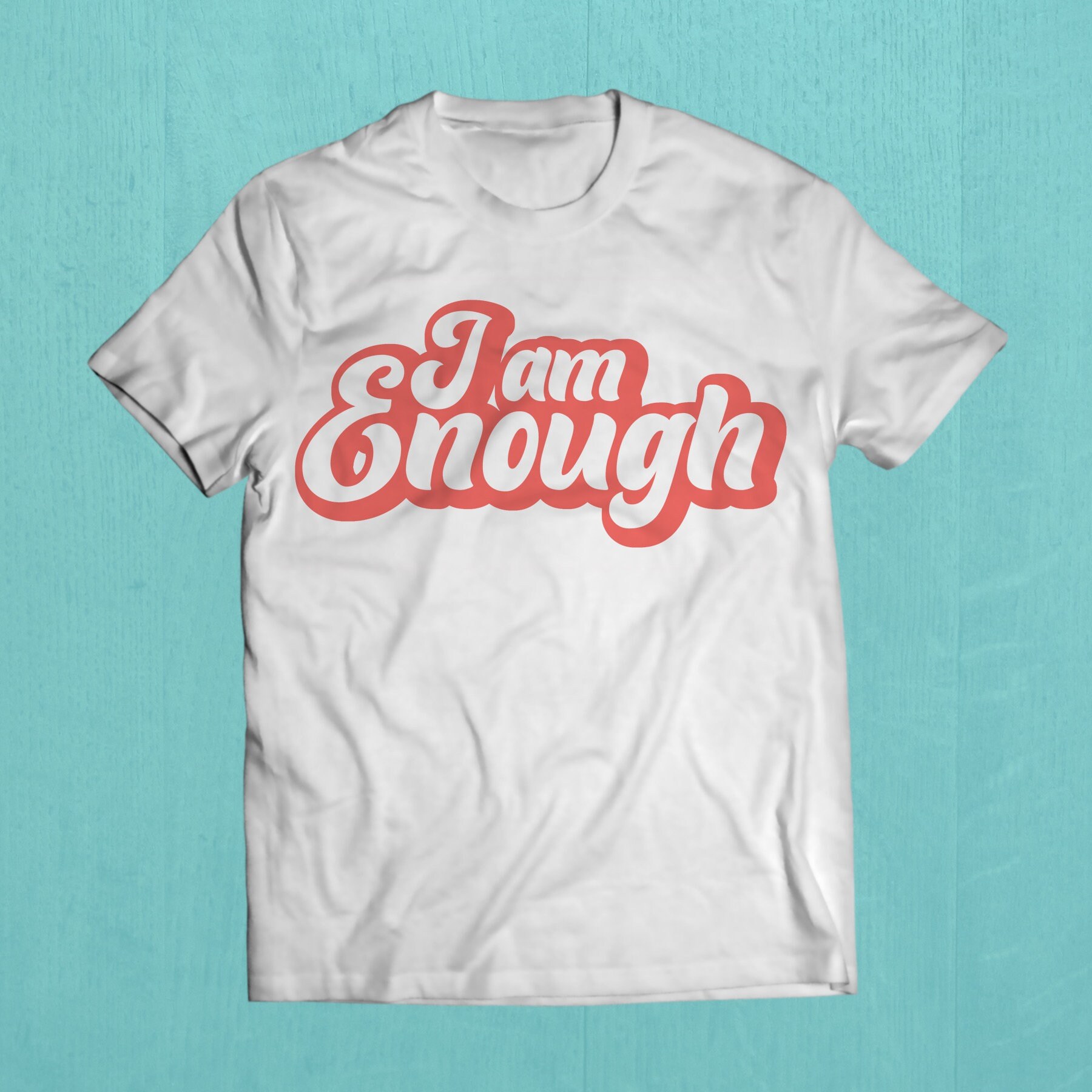 Digital I Am Enough PNG and SVG File - Etsy