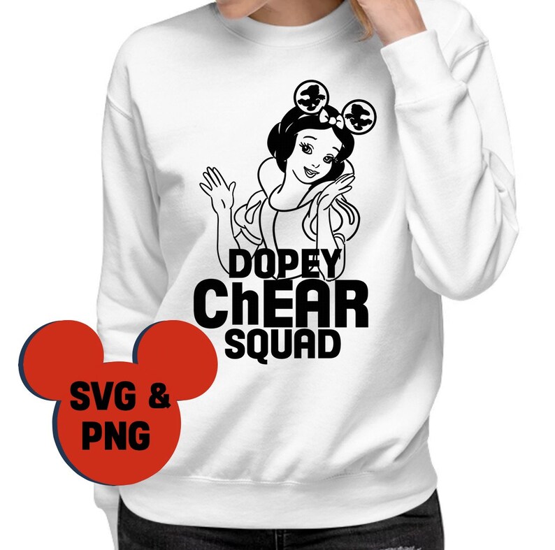 Digital Rundisney Inspired Run Dopey Chear Squad Design PNG and SVG ...
