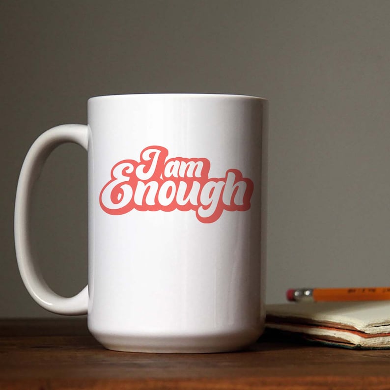 Digital I Am Enough PNG and SVG File - Etsy