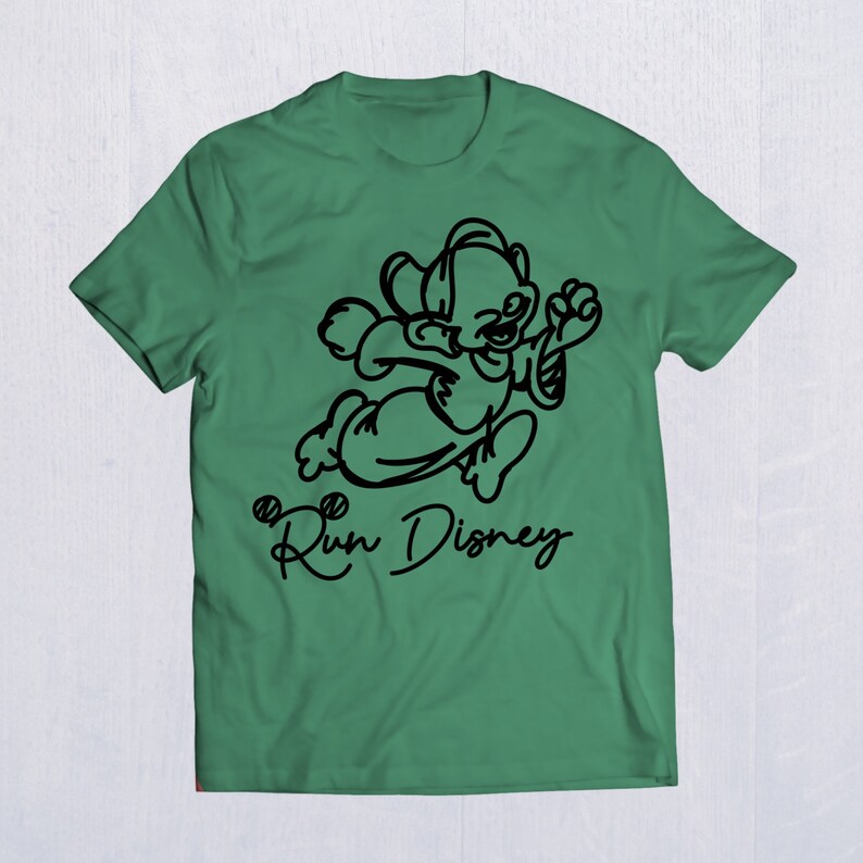 Digital Minimalist Run Dopey Design SVG and PNG - Etsy