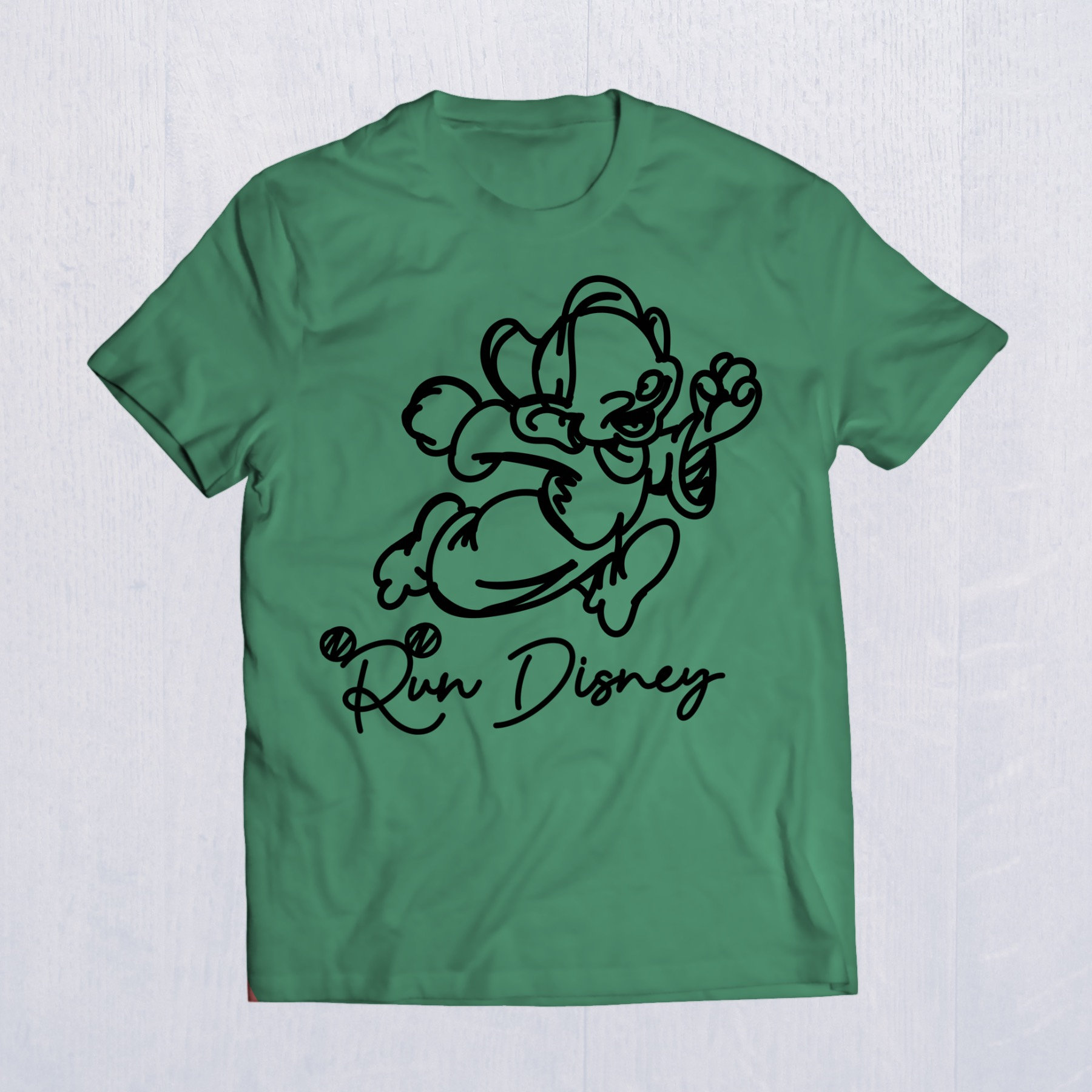 Digital Minimalist Run Dopey Design SVG and PNG - Etsy