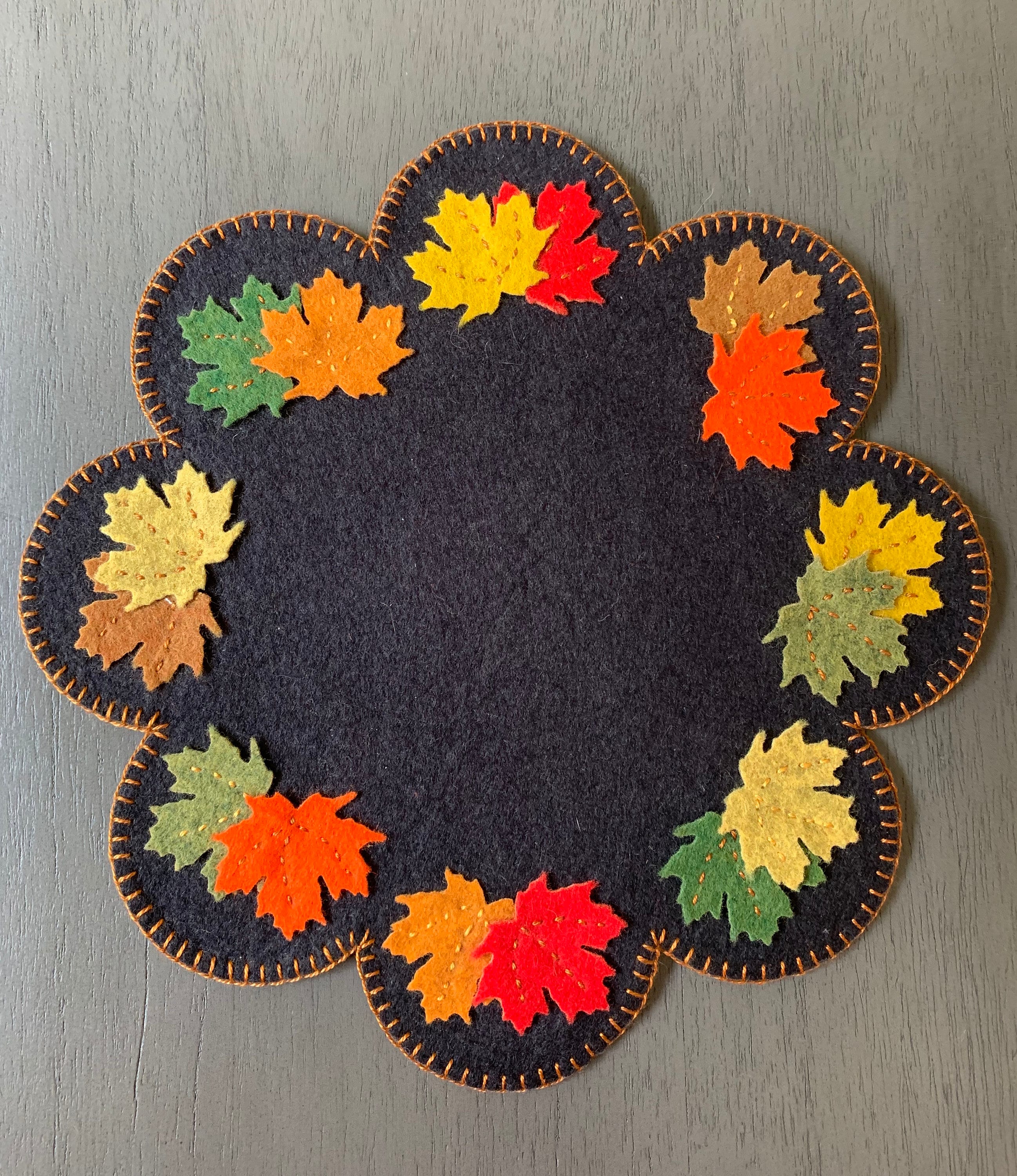 Small Felt Matt With Coasters - Etsy