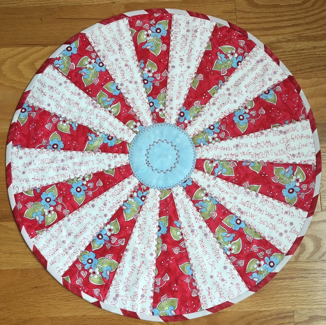 Flowering Around Dresden Table Topper - Etsy