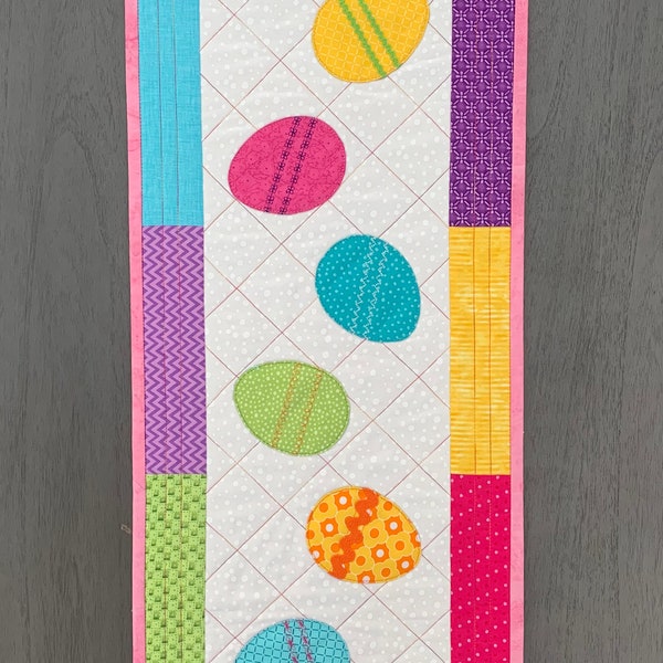 Quilted Easter Table Runner - Etsy