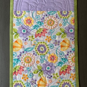 Floral Panel Table Runner - Etsy
