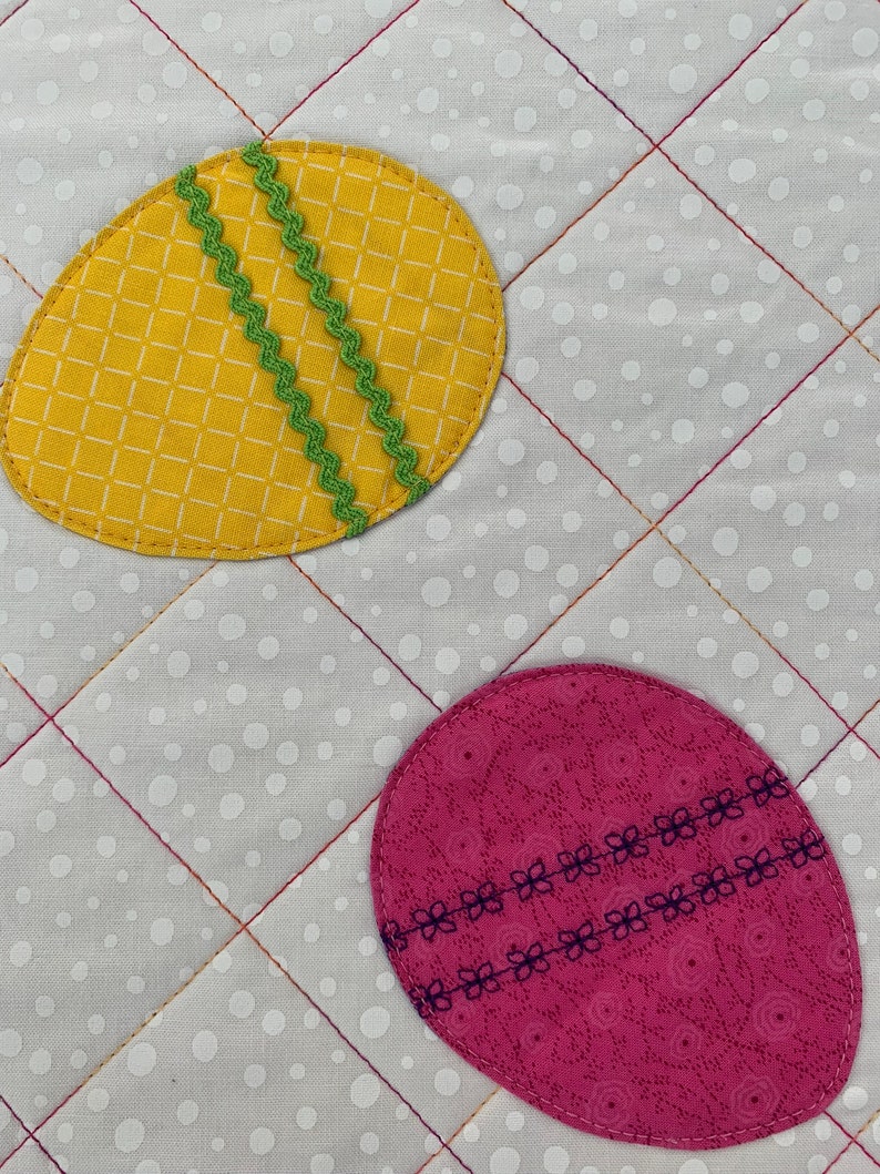 Bright Easter Egg Table Runner - Etsy