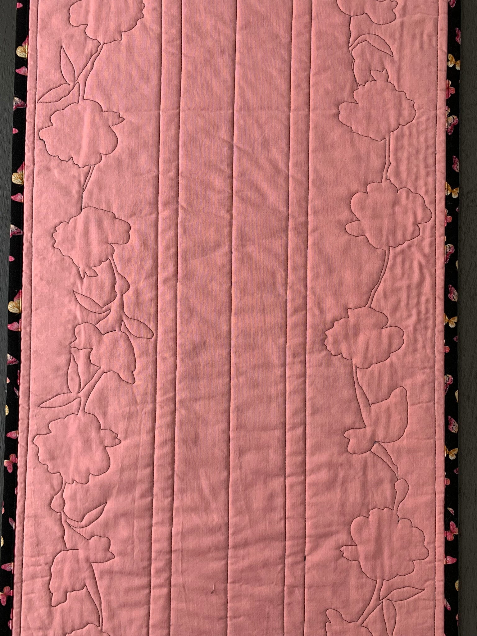 60 Degree Floral Table Runner - Etsy