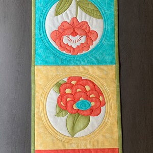 Floral Panel Table Runner - Etsy