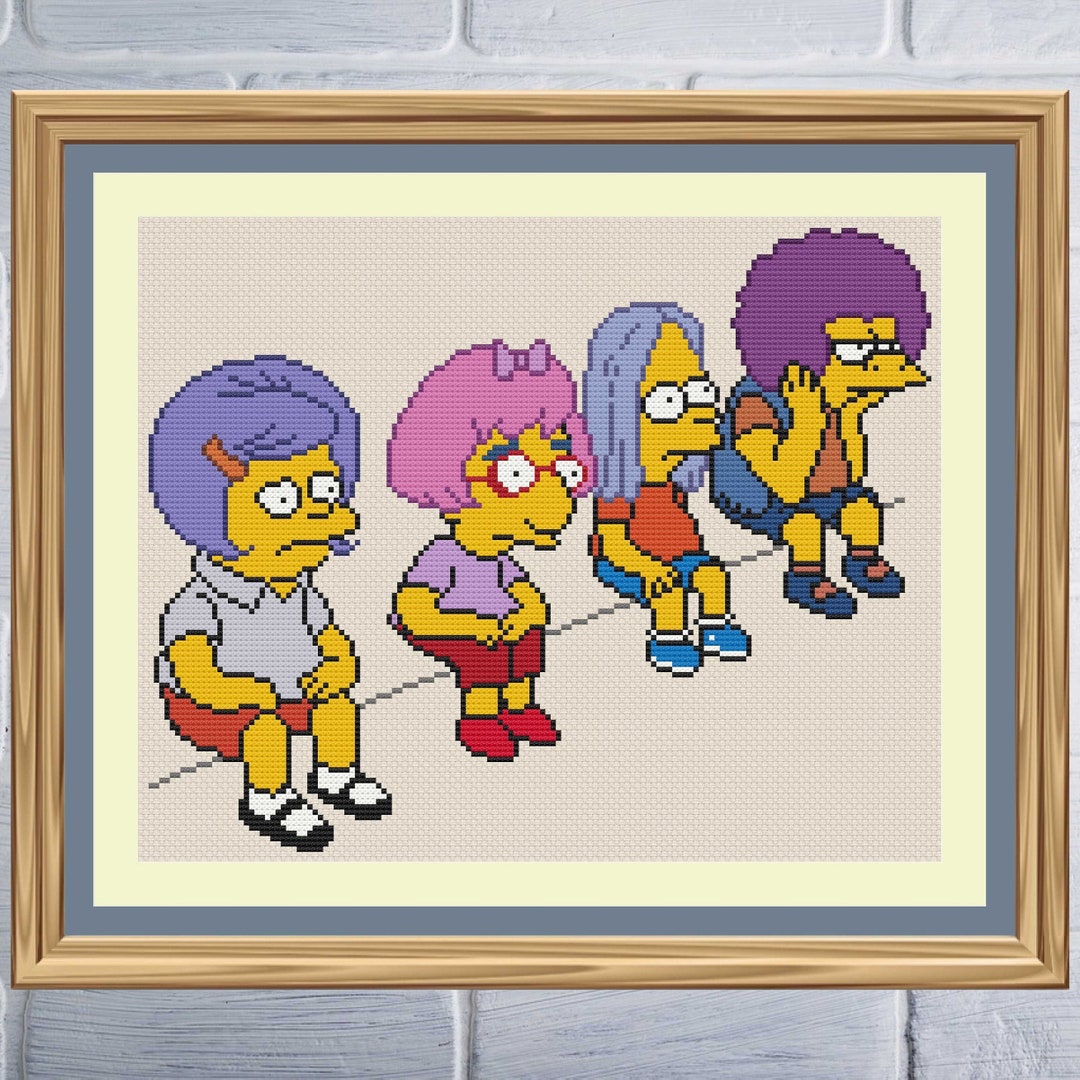 Digital Pattern - "you Mean the Wigsphere" the Simpsons Cartoon PDF ...