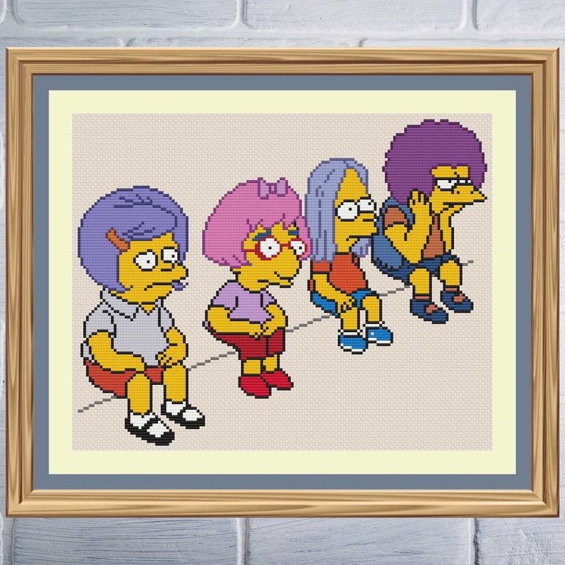 Simpsons Cross Stitch Digital Pattern - "you Mean the Wigsphere ...