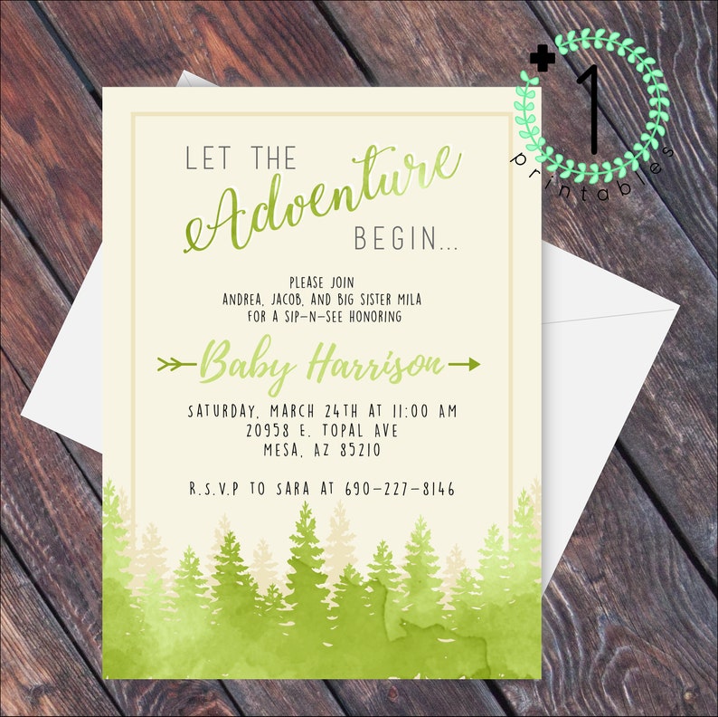 Digital Download DIY Printable Let the Adventure Begin New - Etsy