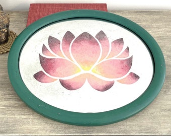 Lotus Flower Wall Mirror - Etsy