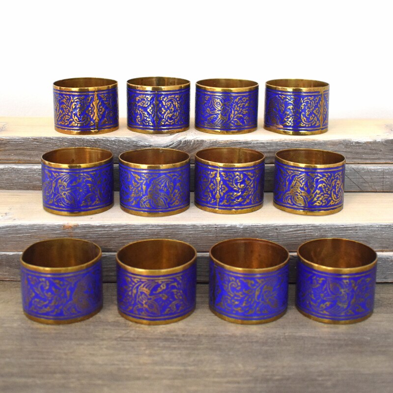 Napkin Rings Vintage - Etsy