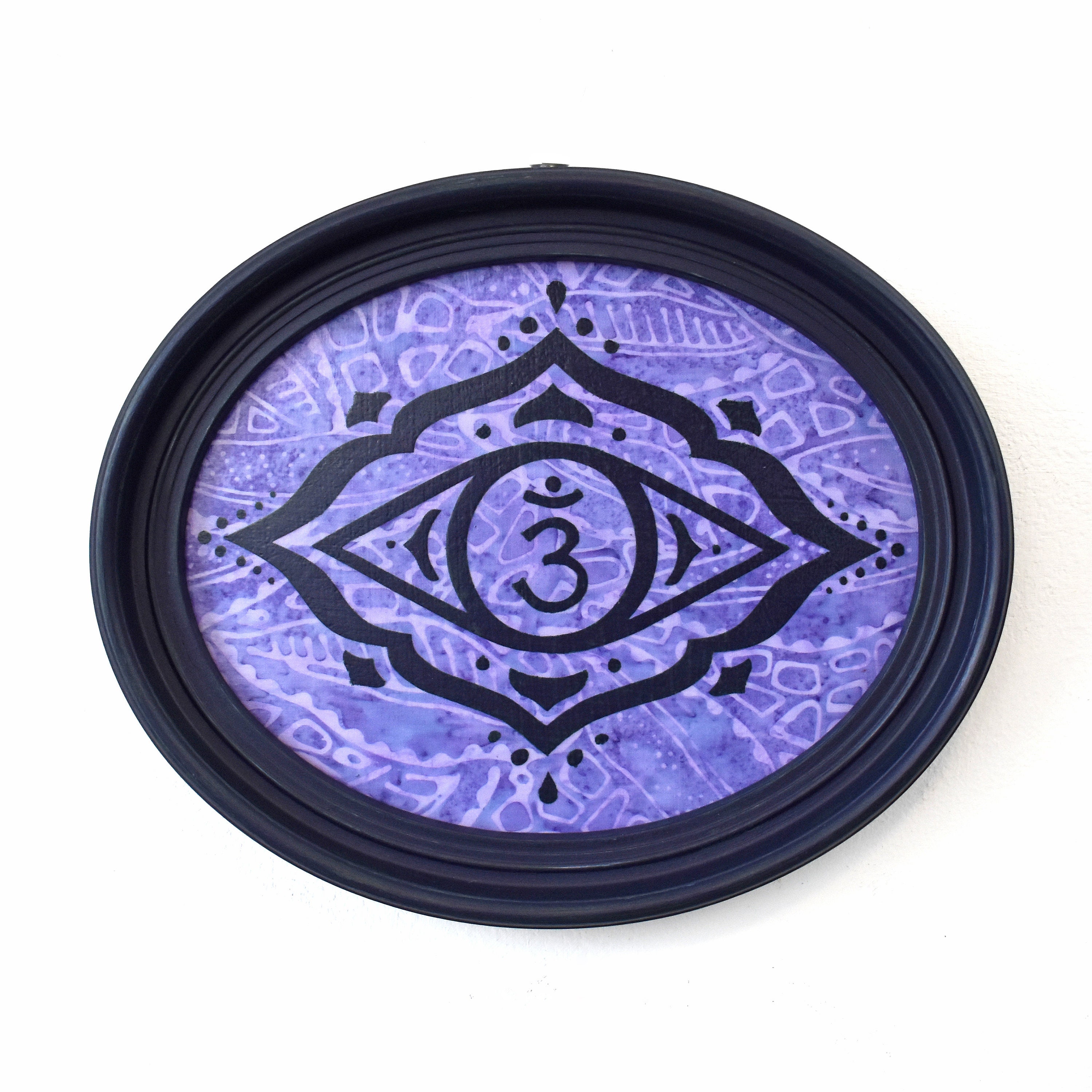 Third Eye Wall Art Purple Wall Decor With Third Eye Chakra - Etsy
