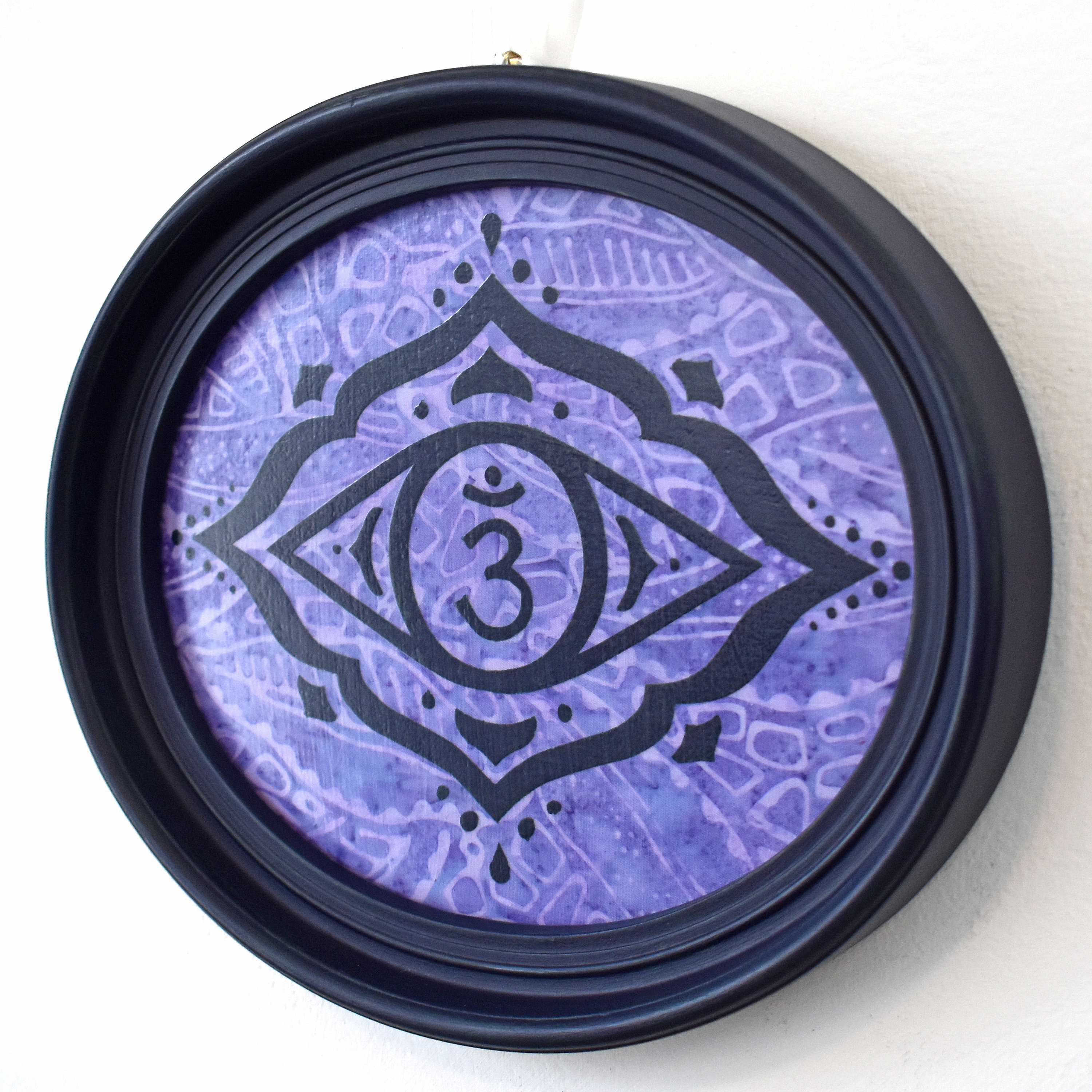 Third Eye Wall Art Purple Wall Decor With Third Eye Chakra - Etsy