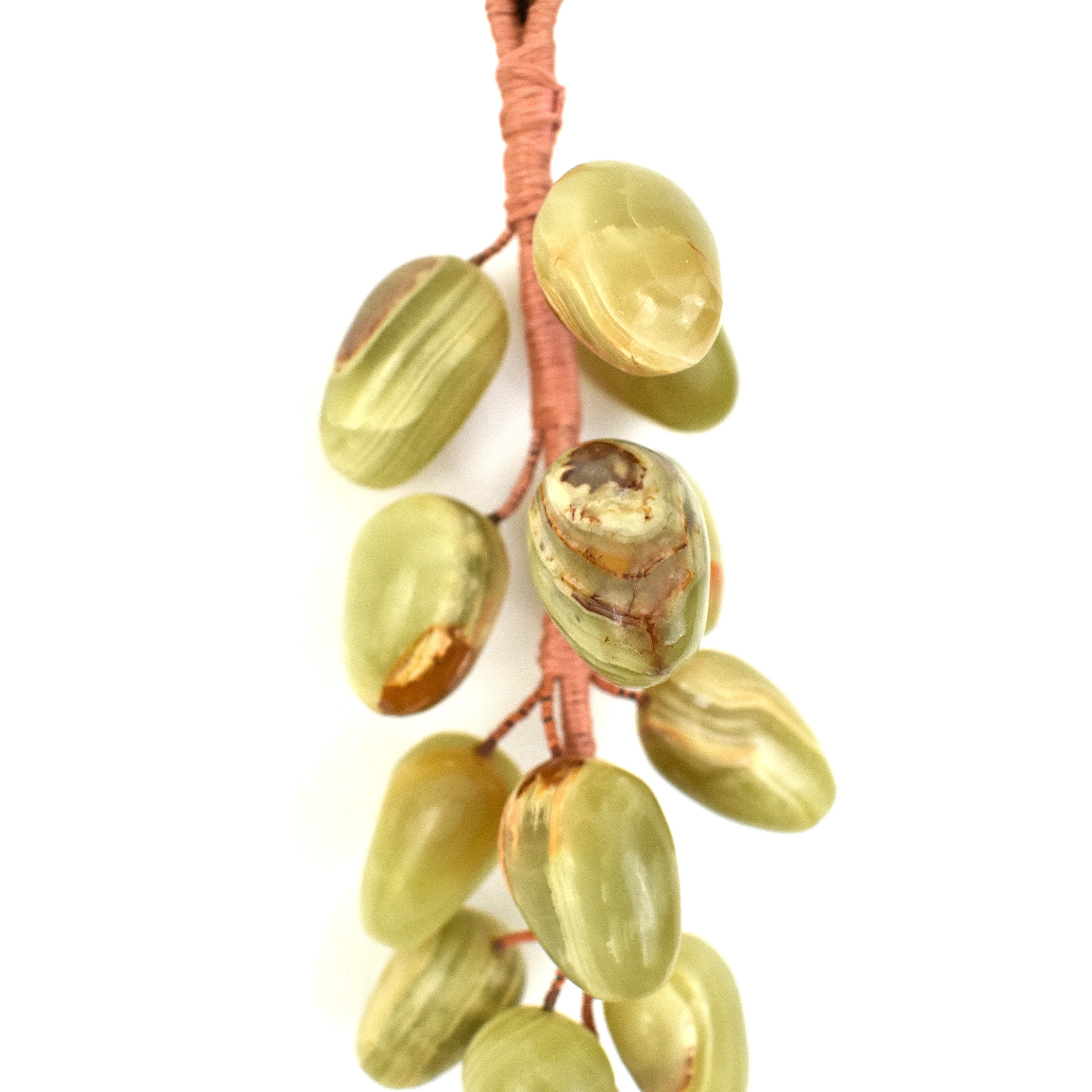 Vintage Onyx Grapes Decorative Green Stone Grapes Bar Decor Gift for ...