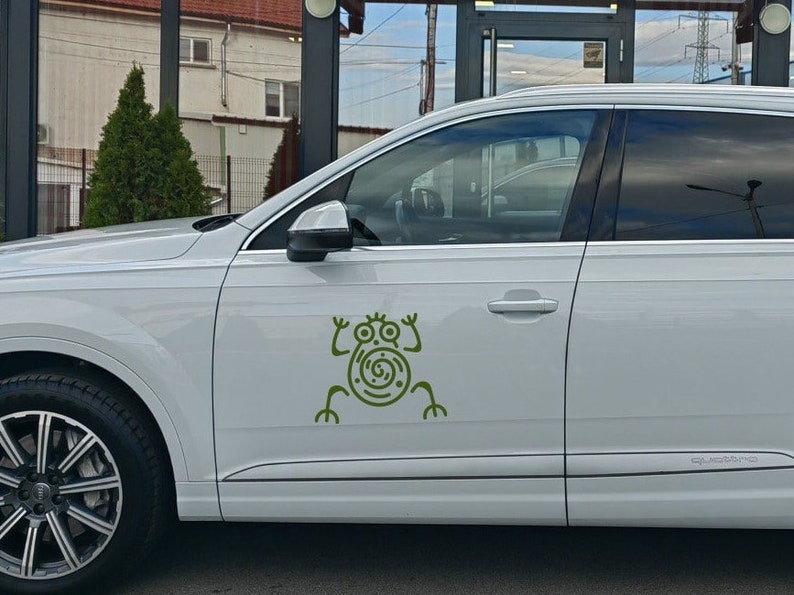 FROG Sticker Decal in Art Style Different Colors and Size, Perfect for ...