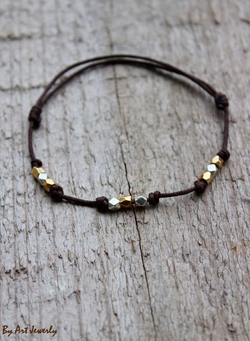 String and Gold Bead Bracelet, Gold Indian Bangle Sets, Thread Beaded ...