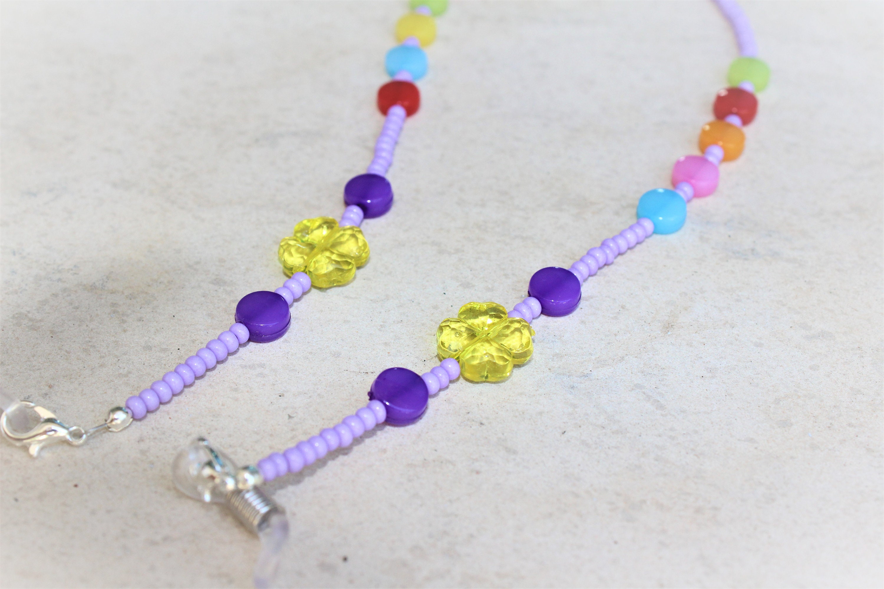Child Glasses Chain, Mask Lanyard,children Eyeglasses Lanyard, Beaded ...