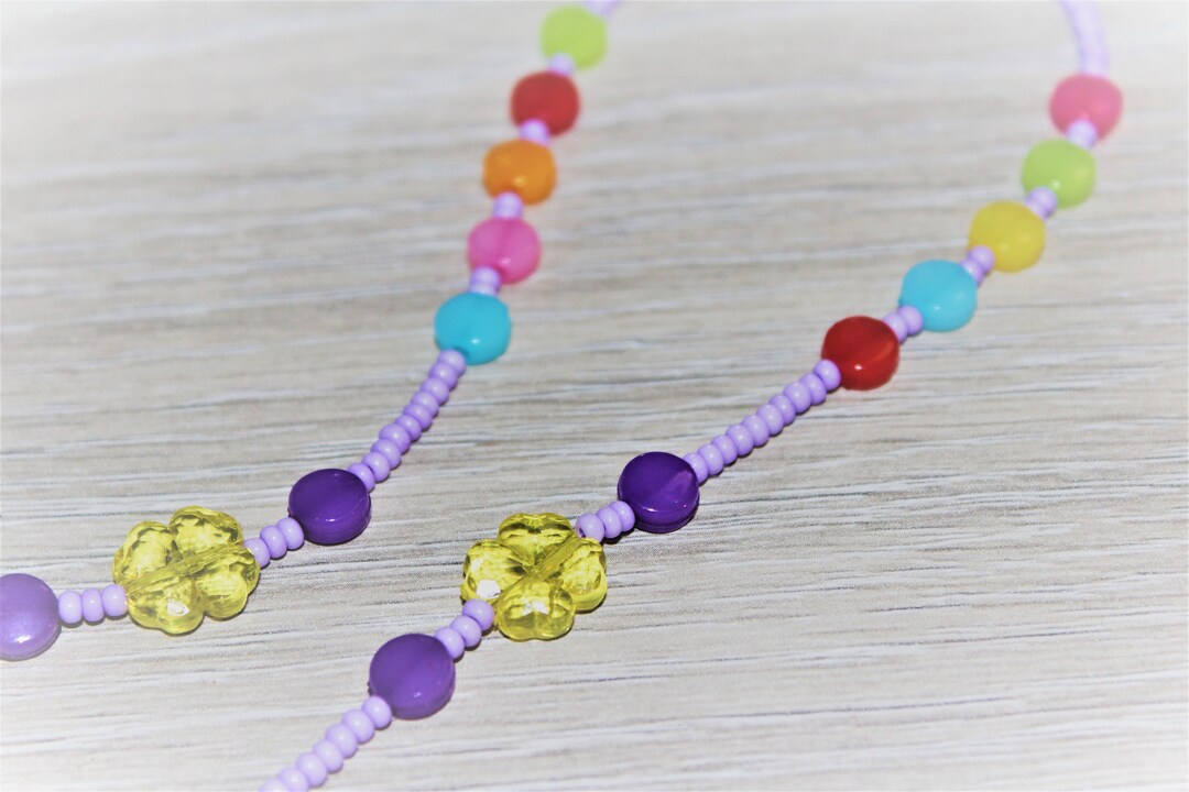 Child Glasses Chain, Mask Lanyard,children Eyeglasses Lanyard, Beaded ...