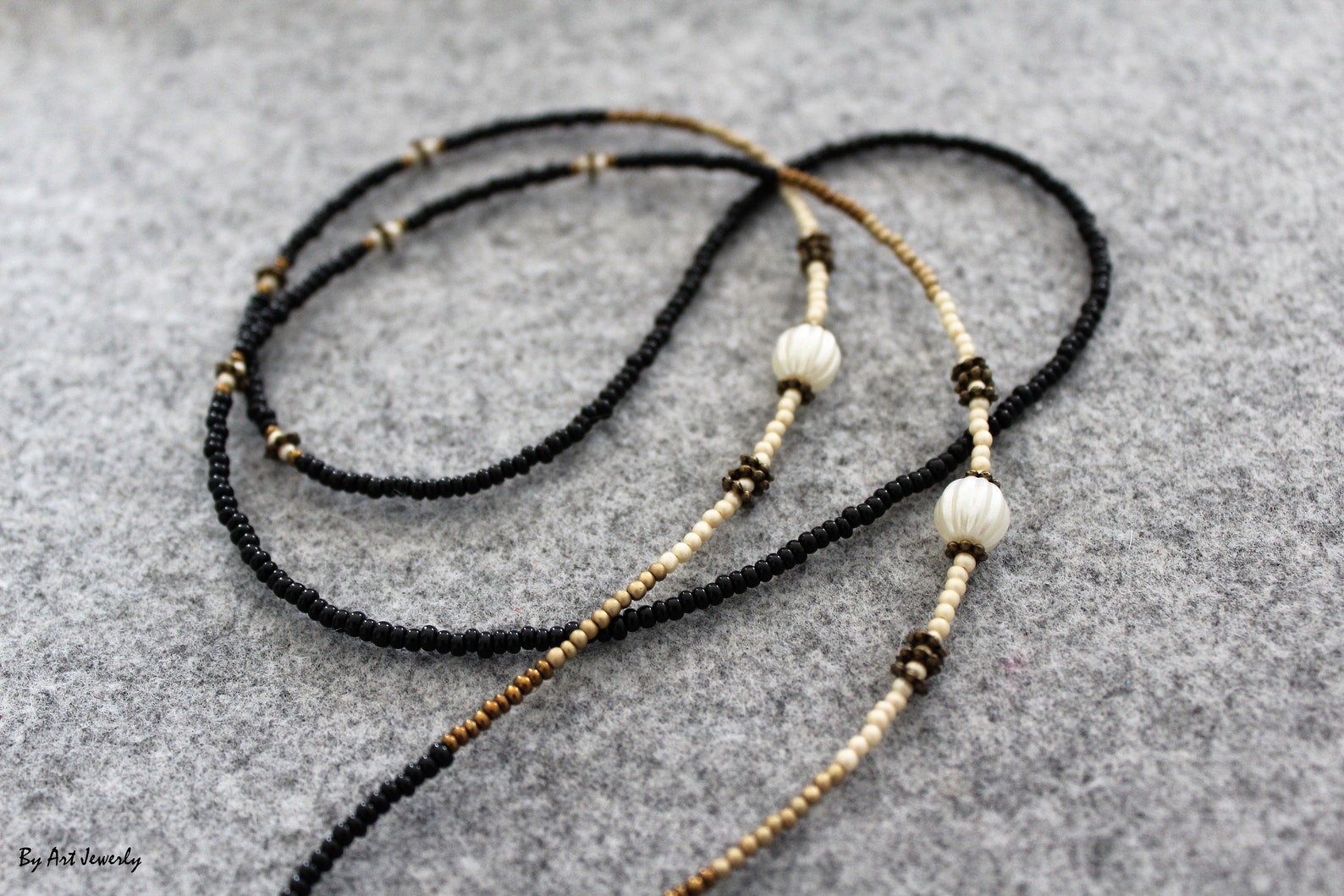 VINTAGE GLASSES Chainblack Gold and Bronze Eyeglass - Etsy