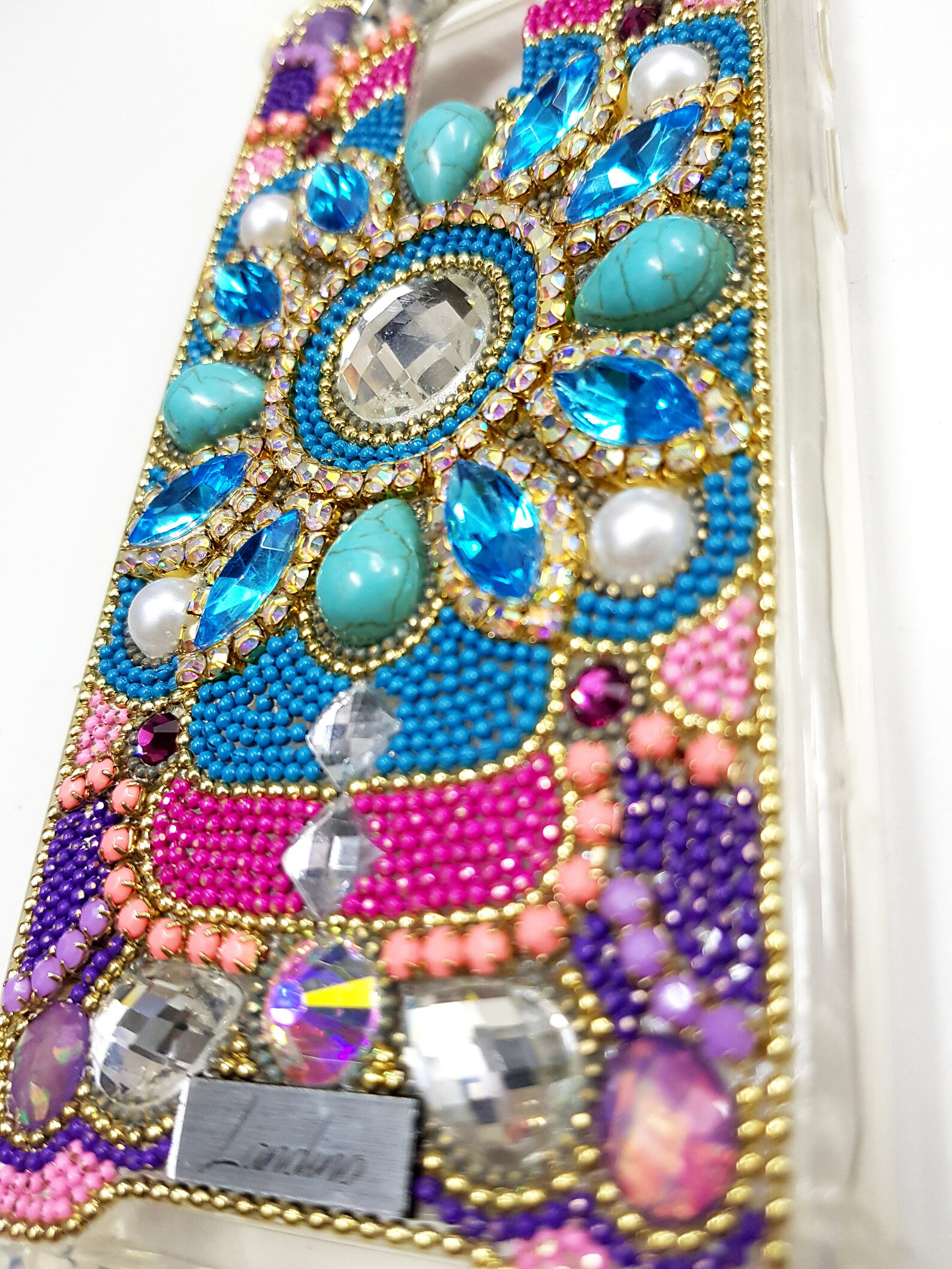 Bling Mandala Phone Case Custom Flower Mandala Phone Cover - Etsy