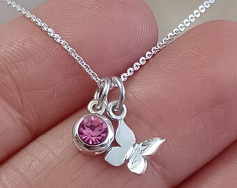 Butterfly Birthstone Jewelry - Etsy