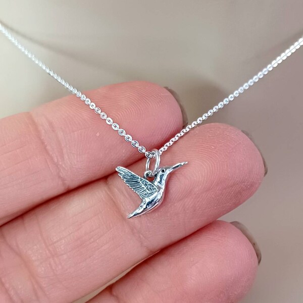 Hummingbird Necklace - Etsy