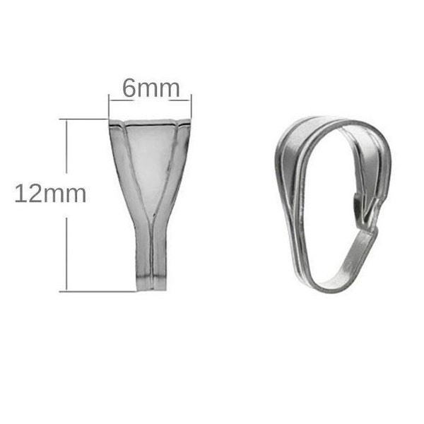 Sterling Silver Bail - Etsy