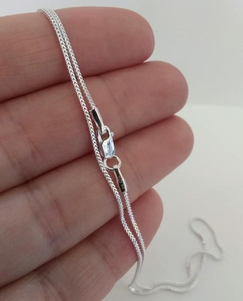 Sterling Silver Wheat Franco Chain 1mm Franco Chain Etsy Sterling Silver Wheat Franco Chain 1mm Franco Chain Etsy