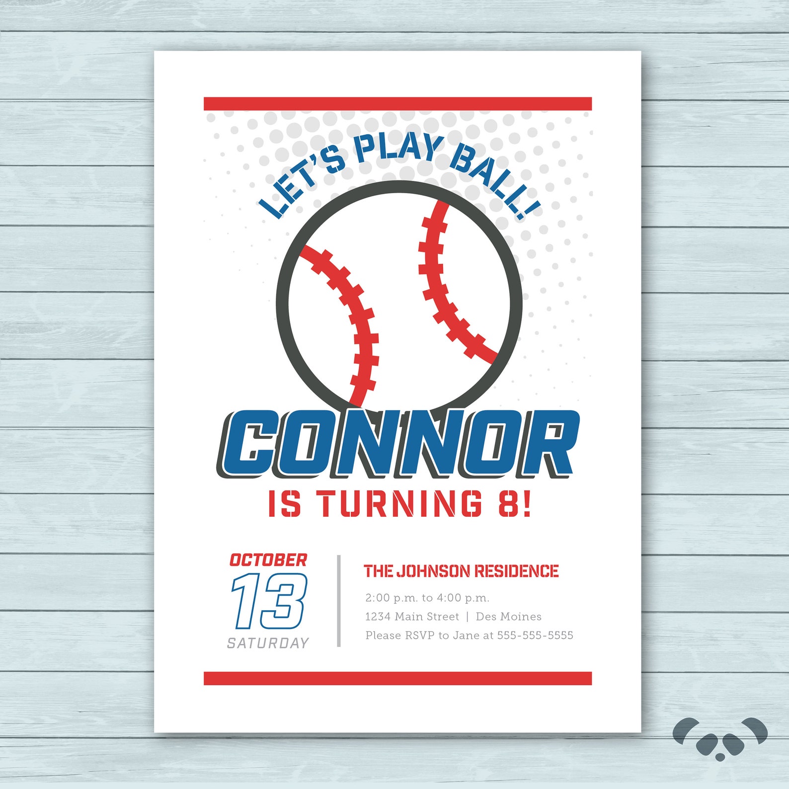 Baseball Birthday Party Invitation | Baseball Invite | Baseball ...