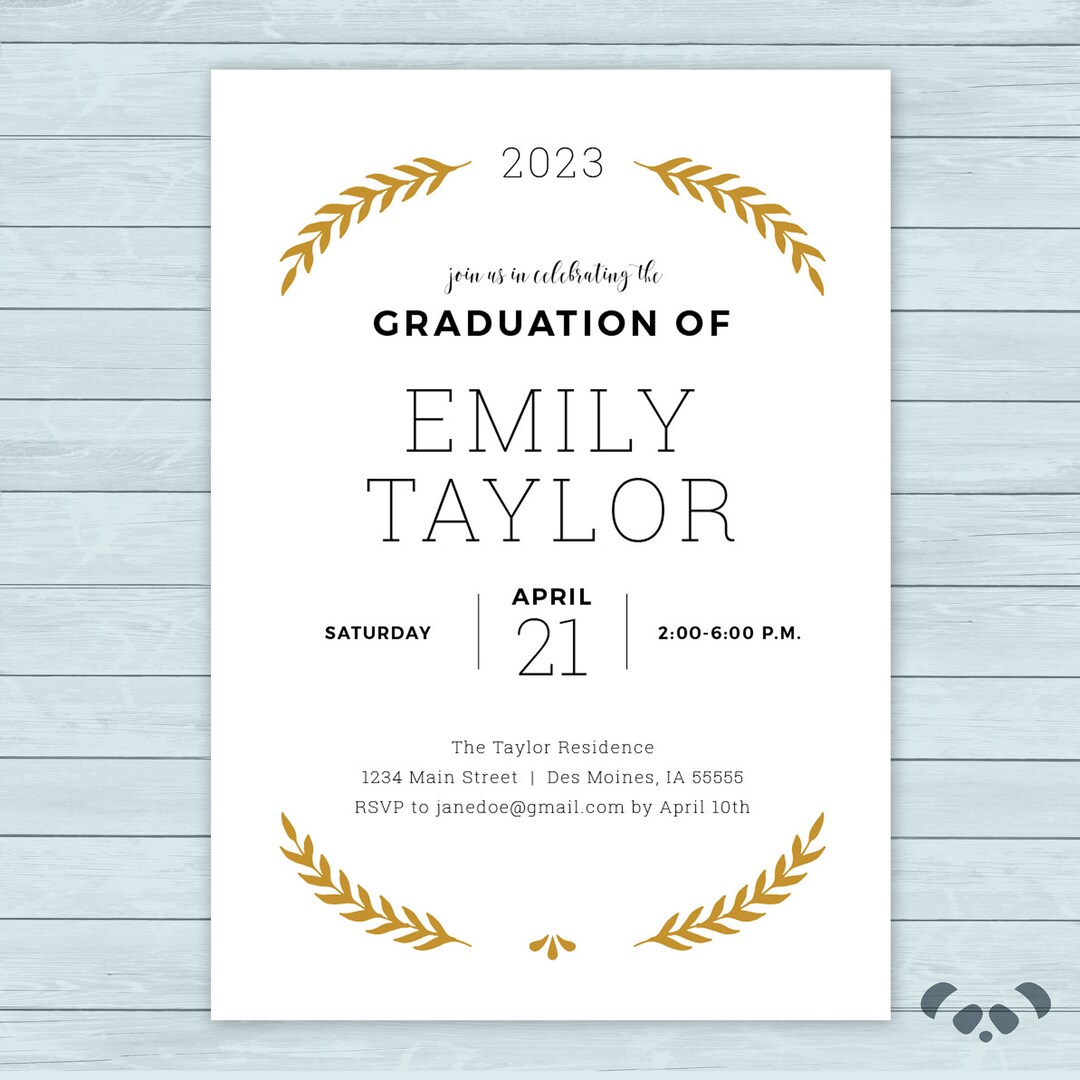 Graduation Invite | Graduation Party Invitation | Grad Invite - Etsy