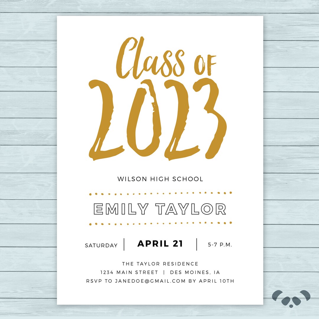 Graduation Party Invitation | Graduation Invitation | Grad Invite ...