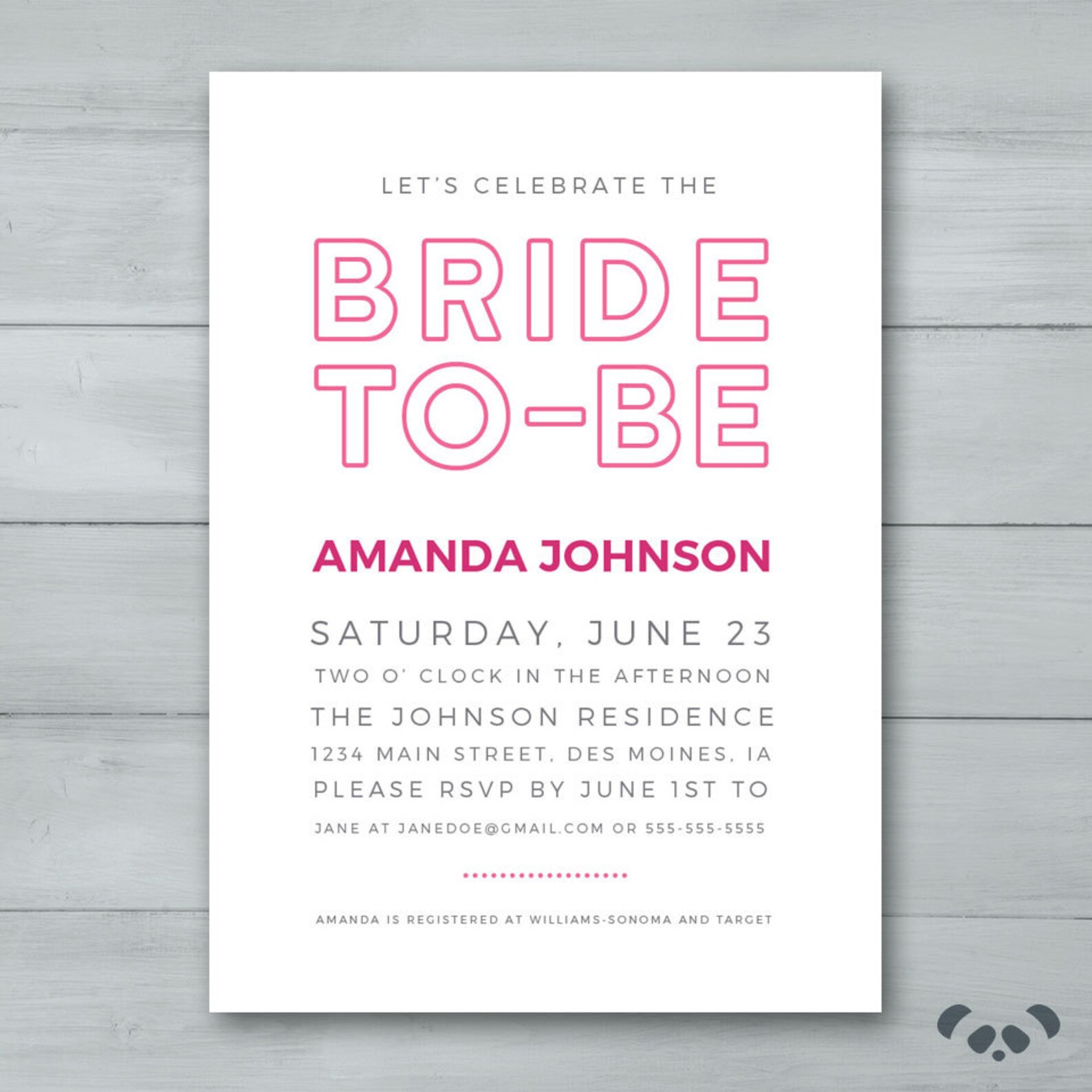 Bridal Shower Invitation | Bride To-be Shower Invite | Bridal Shower ...